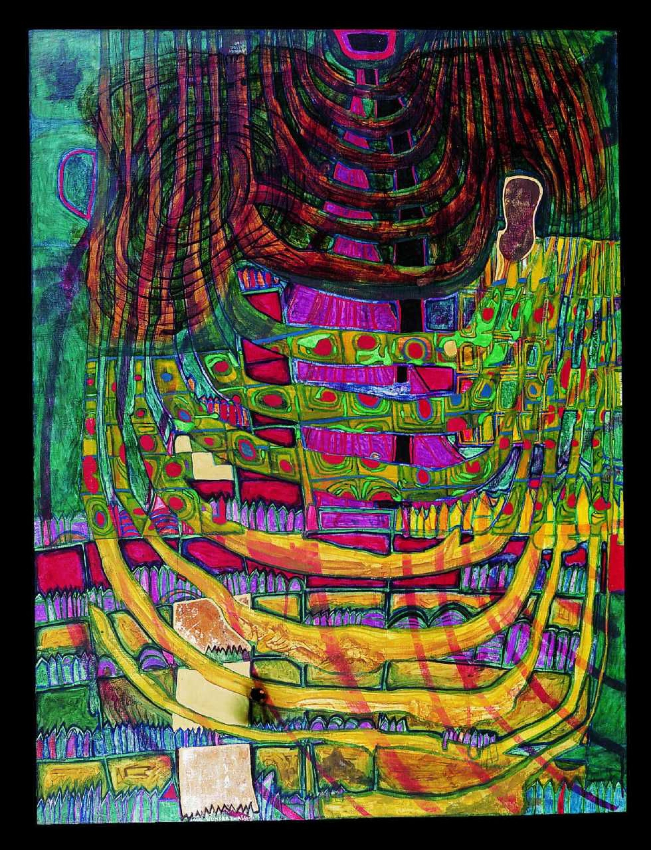 Hundertwasser - APRES LA FIN DU COMMUNISME UNE DES CONSTRUCTIONS - UNE ...